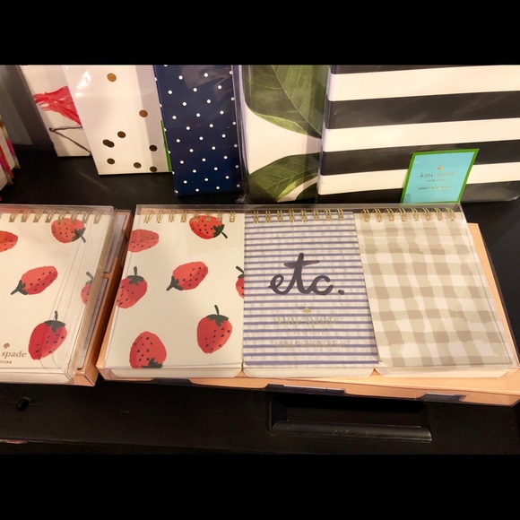 kate spade | Office | Kate Spade Strawberries 3 Mini Notebooks Set | Poshmark